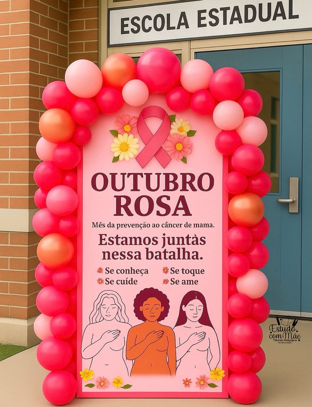 PAINEL OUTUBRO ROSA 3 – Estudo com Mãe